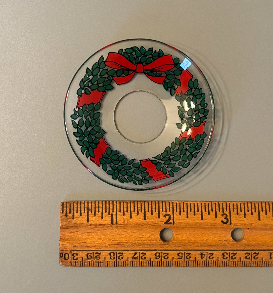 9 Swedish Crystal Candle Rings Wax Drip Catcher Formglas Bobeches ...