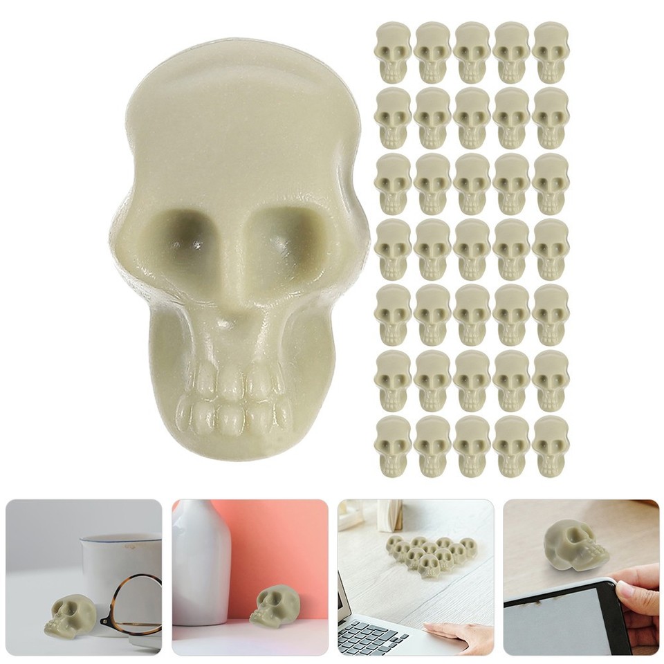 50 Pcs Festival Skull Model Halloween Miniature Skulls Fake Models ...