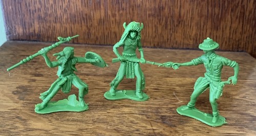 Vtg Airfix 1 32 American West Series Indians Cowboy Greenbrier Plastic ...