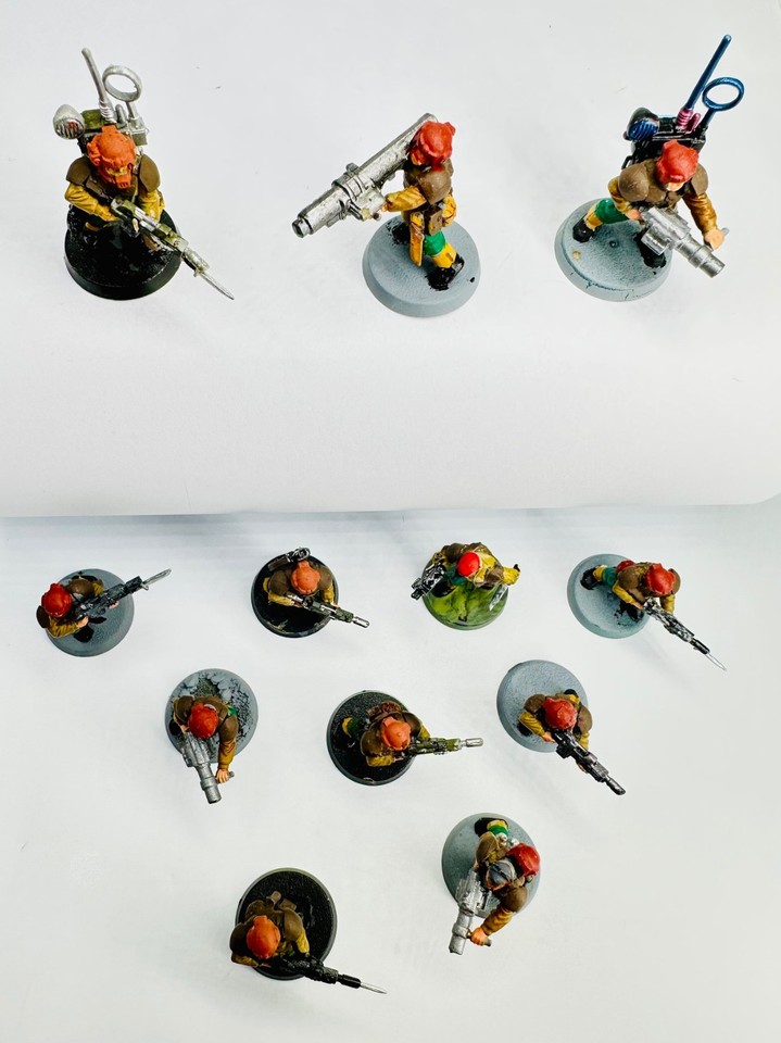 12x Warhammer 40k Cadian Shock Troops *Painted* | eBay UK