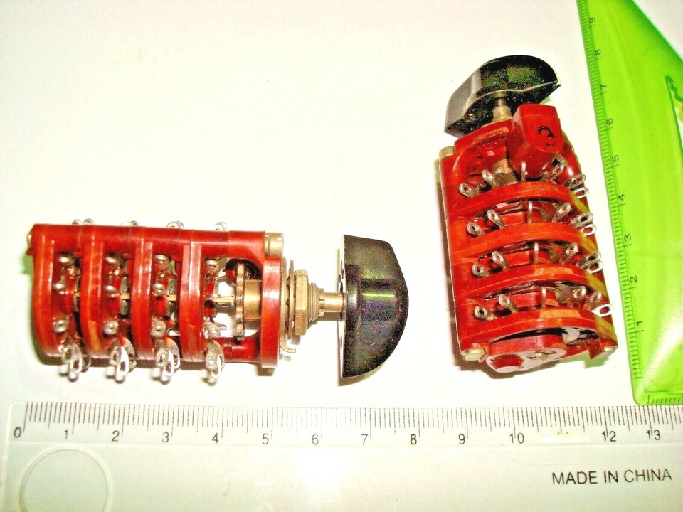 4 pole 11positions 11p4t / MILITARY ROTARY SWITCH SILVER PLATED ...