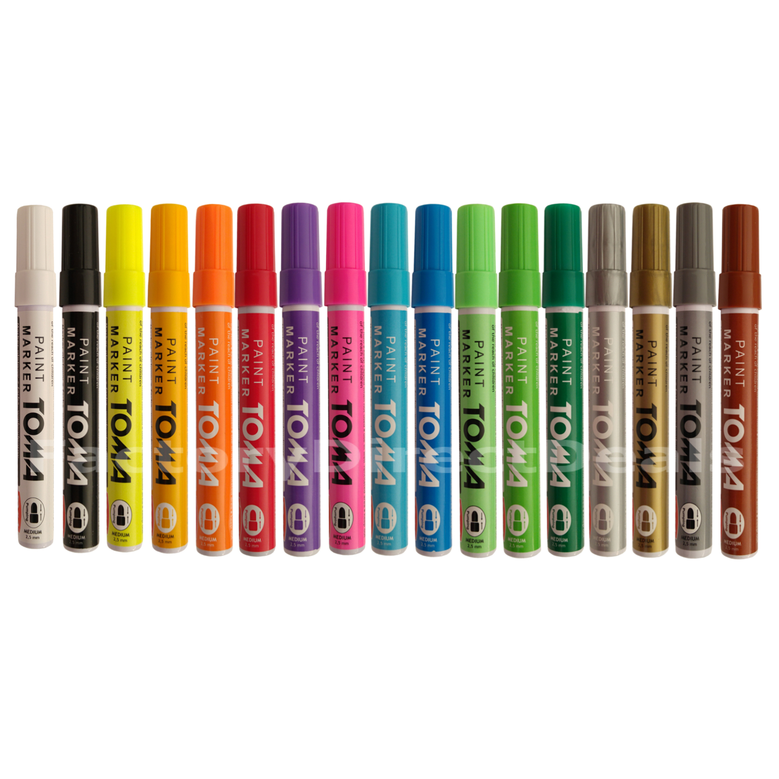 UNIVERSAL PERMANENT OIL BASED PAINT MARKER WATERPROOF OPAQUE PEN 17 ...