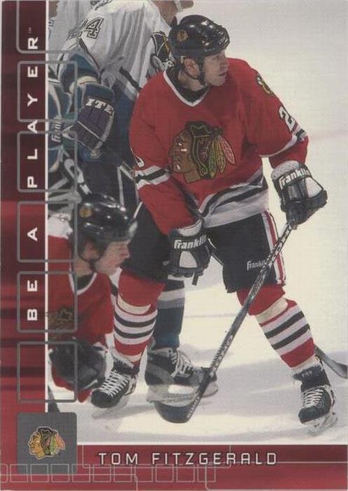 2001-02 In the Game Be A Player Memorabilia - Tom Fitzgerald #411 Ruby ...