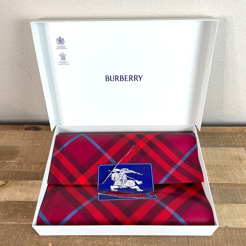 Authentic Burberry Gift Storage Box w/ Tissue Paper 14.5" x 10.25" x 2. ...