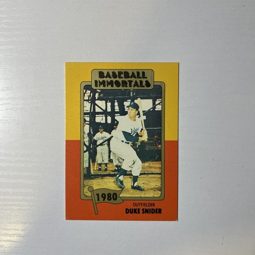 1980-87 SSPC Baseball Immortals - #170 Duke Snider | eBay