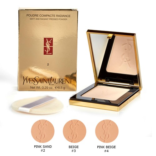 YSL POUDRE COMPACTE MATT & RADIANT PRESS FACE POWDER PINK SAND PINK ...