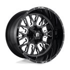 Fuel 1PC D611 STROKE 20X9 6x120/6x139.7 19 78.10 GLOSS BLACK MILLED ...