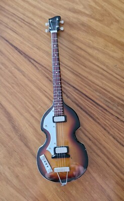 The Beatles miniature guitar - Paul Mc Cartney Hofner 500/1 bass guitar ...
