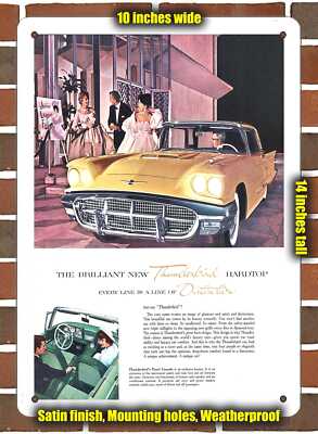 Metal Sign - 1960 Ford Thunderbird (Sign Variant #04) | eBay