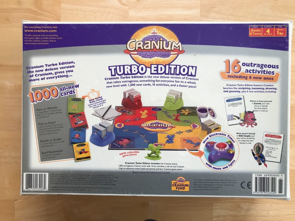 Cranium Turbo Edition Game - NEW in FACTORY SEALED BOX | eBay