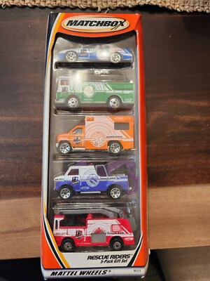 2000 Matchbox Rescue Riders #95121 5 Pack Gift Set | eBay