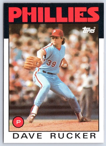 DAVE RUCKER 1986 TOPPS 86 NO 39 NRMINT+ 55922 | eBay