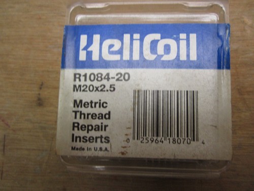 4 HeliCoil M20-2.5 x 30mm Coarse Thread Repair Insert Stainless Steel ...
