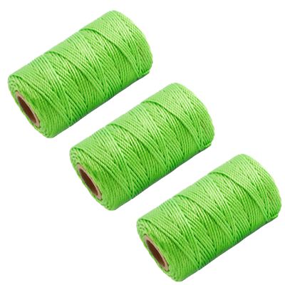 3 X Green 70M Builders Building Brick Laying Measuring Masonry Rope ...