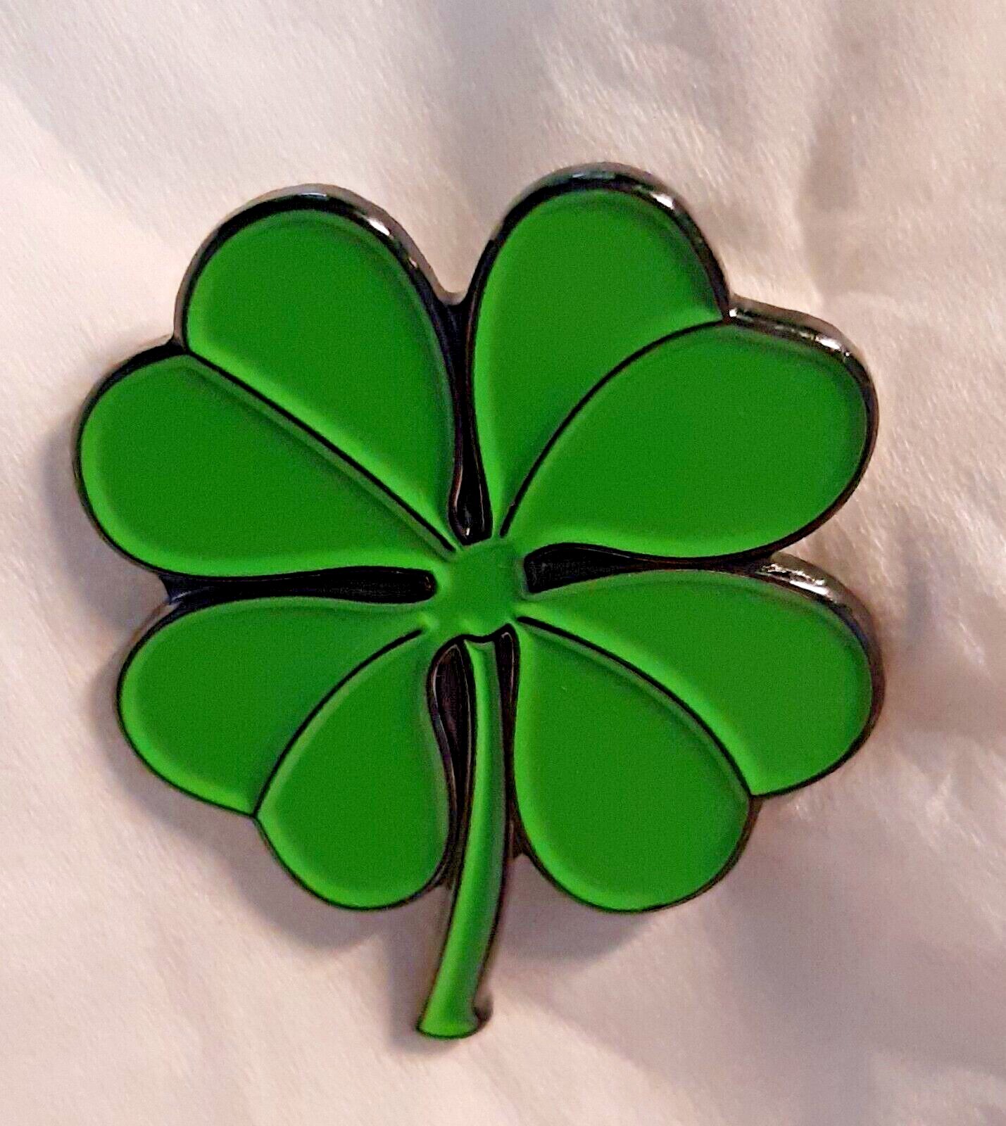 Four Leaf Clover, Irish Lucky Charm, Iron Plated Brooch Unisex Shirt ...