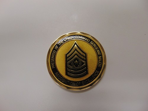 CHALLENGE COIN CADET COMMAND SERGEANT MAJOR US ARMY JROTC LEADERSHOP ...