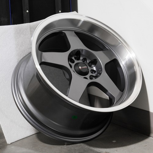 17x8/17x9 Hyper Black Wheels Vors SP1 5x100/5x114.3 35/30 (Set of 4) 73 ...