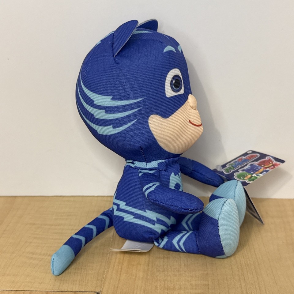 PJ Masks Catboy Plush Toy Blue Tiger Stripe Kids Collectible | eBay