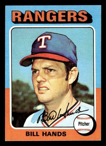 1975 Topps Mini Baseball Bill Hands #412 NM/MT Texas Rangers | eBay