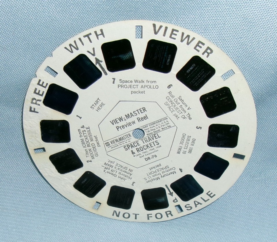 14 VTG. SAWYER & GAF VIEW-MASTER REELS~~PREVIEW, FREE WITH VIEWER & OUT ...