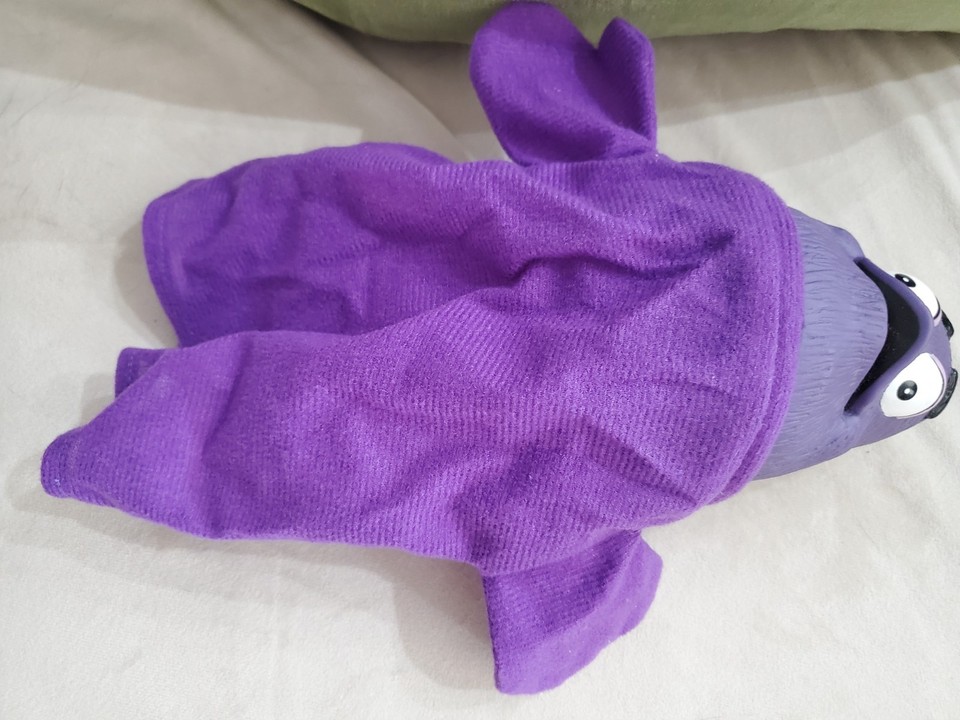 Vintage 1993 McDonalds Grimace Hand Puppet Purple | eBay