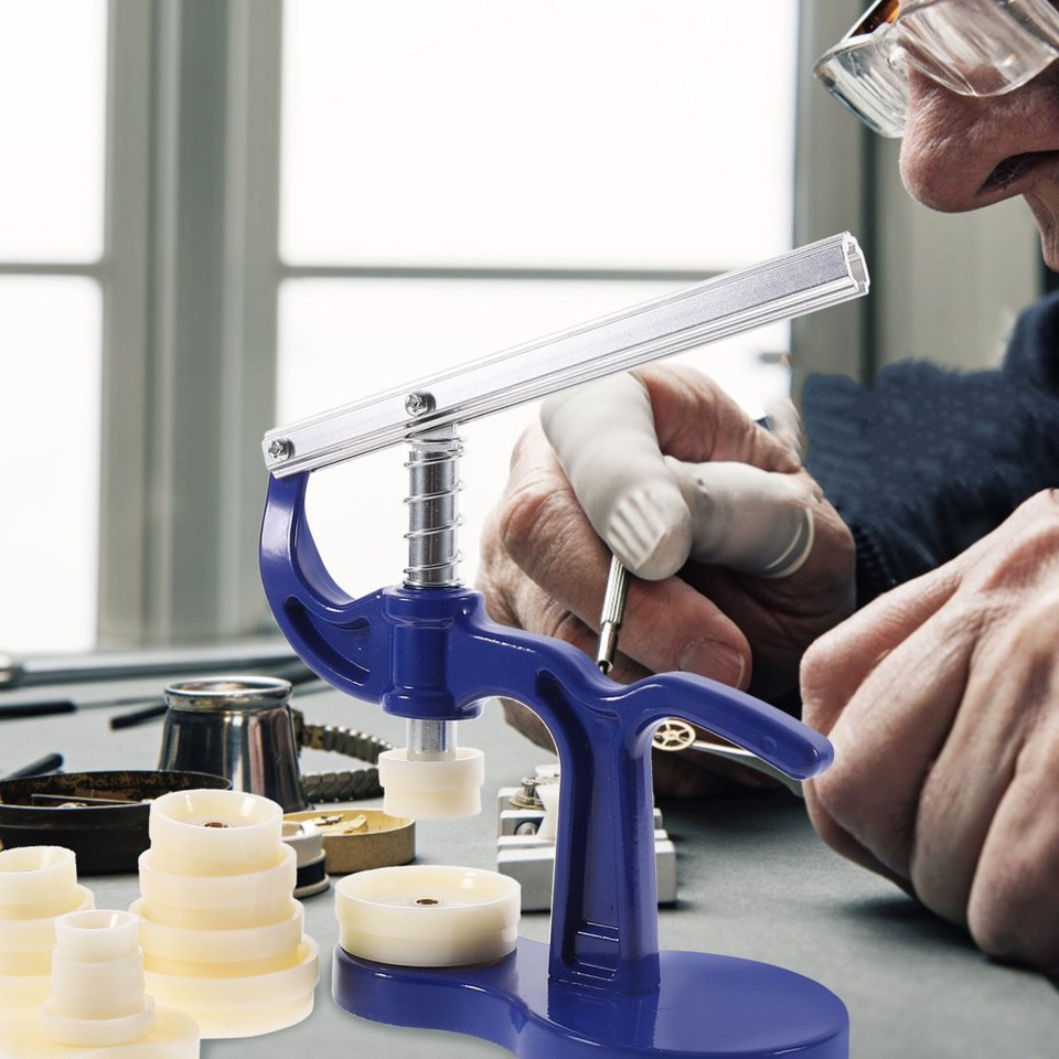 Watch Press Set Battery Remover Back Case Closer Crystal Glass Fitting ...