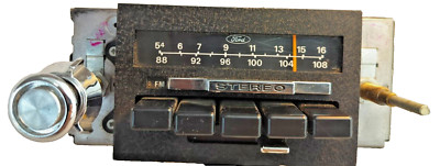 Vtg FORD Model 7800 AM/FM In-Dash SLIDEBAR RADIO AERONUTRONIC Untested ...