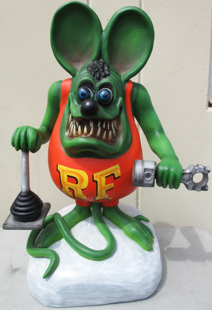 Rat Fink Resin Figure (limit edition) 43" tall | eBay
