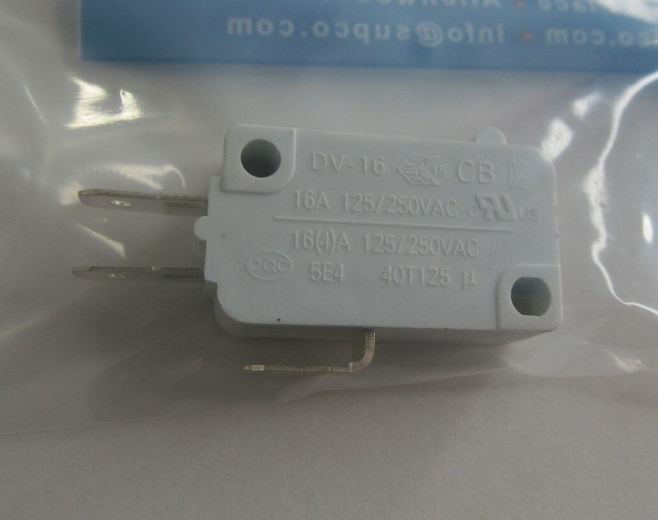 SUPCO ES16802 MICRO DOOR INTERLOCK SWITCH REPLACES KENMORE G31-251 ...