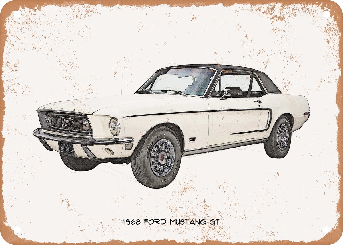 Ford Mustang Drawings In Pencil