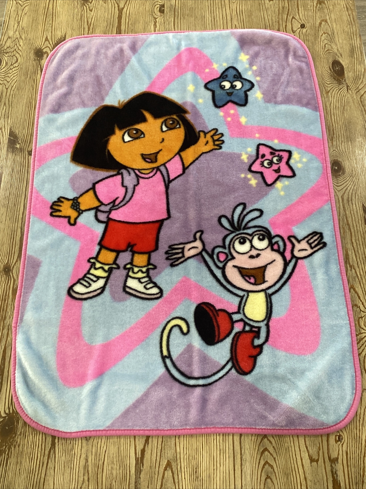 Dora The Explorer & Boots Fleece Crib | Grelly USA