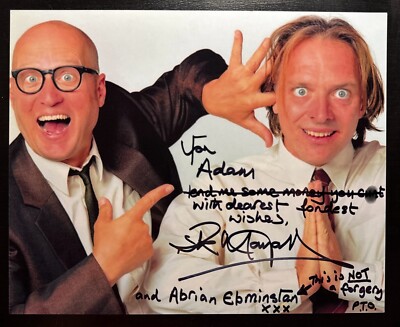 Rik Mayall **EXTREMELY RARE** signed authentic Bottom autographed photo ...