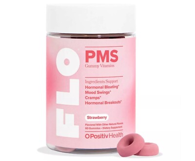 O Positiv FLO PMS Gummy Vitamins for Women with PMS & Menstrual Symptom ...