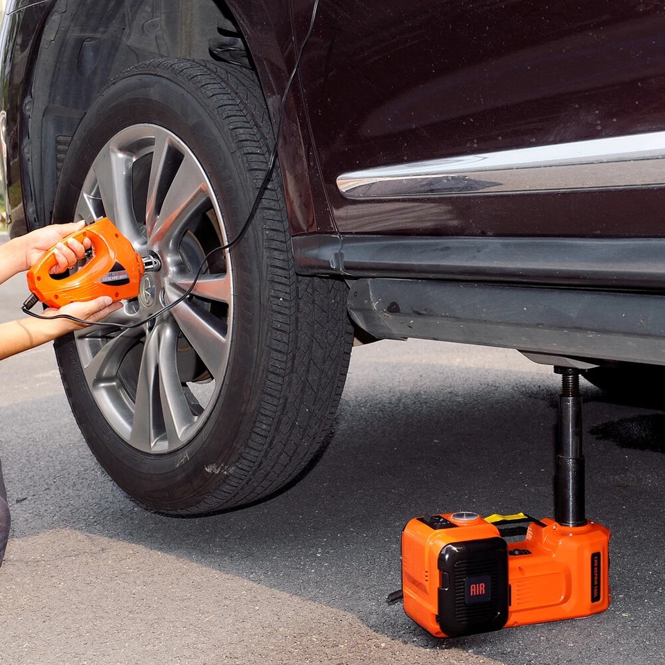 5Ton Car Jack Electric Hydraulic Jack Protable Tire Lifting Repair Tool ...