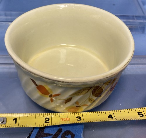 Custard Dish Hall Autumn Leaf Jewel Tea 4” Soufflé, F19 | eBay
