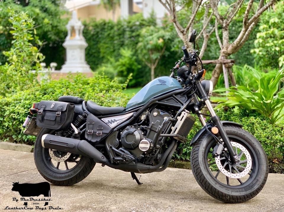 1 bag Right for honda cmx rebel 300 500 1100 triangle side frame ...