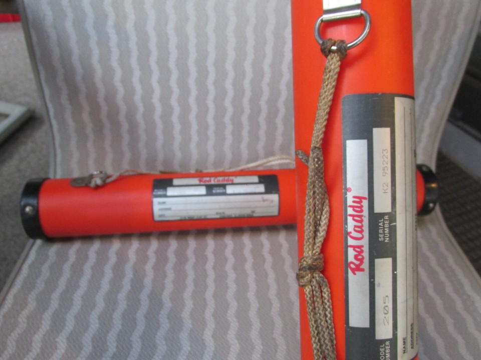 PAIR ROD CADDY MODEL NUMBER 205 TELESCOPING FISHING POLE TRAVEL ...