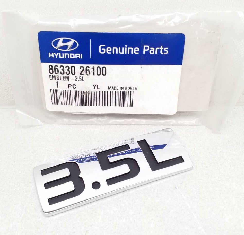 87330-26100 Hyundai 3.5L Emblem Fits Santa Fe 2000 2001 2002 2003 2004 ...