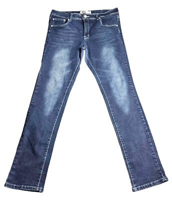 Secretly Evil Jeans Womens 19/20 Blue Denim Dark Wash Low Rise ...