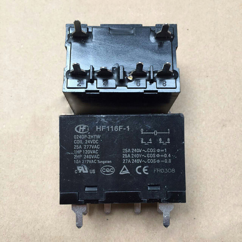 2PCS HONGFA HF116F-1 012DP-2HW Power Relay 24VDC 6Pin 25A 277VAC | eBay