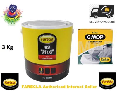Farecla G3 3kg Tub Reg Grade Compound Paste + Farecla SGM14 Compound ...