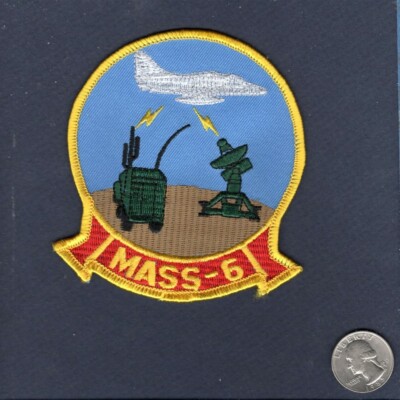 Original MASS-6 Usmc Marine Air Support Escadron 6USMC Unité Patch | eBay