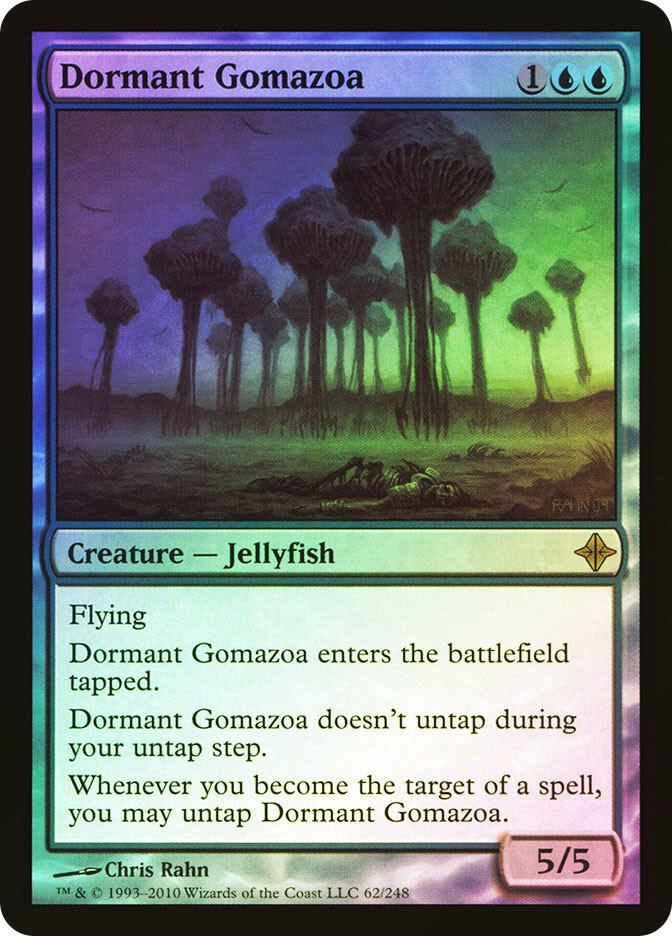 MTG FOIL Dormant Gomazoa - Rise of the Eldrazi #62 | eBay