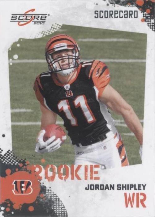 2010 Score - Rookie Jordan Shipley #364 Scorecard /499 (RC) for sale ...