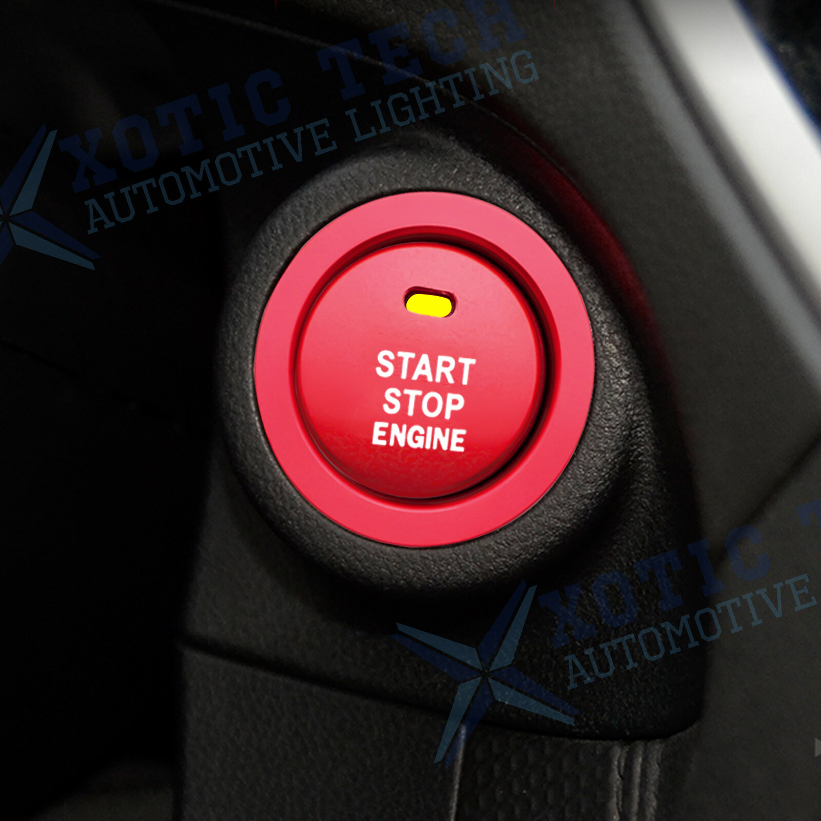 Red Engine Push Start Button Surrounding Ring For Subaru WRX STI ...