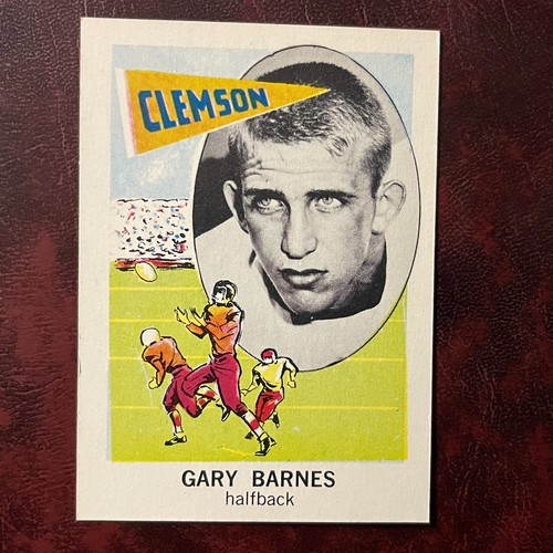 1961 Nu-Cards Set GARY BARNES ROOKIE #162 CLEMSON NM/MINT+ *HIGH GRADE ...
