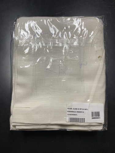 Single Restoration Hardware Perennials Classic Linen Curtain 84X50 ...