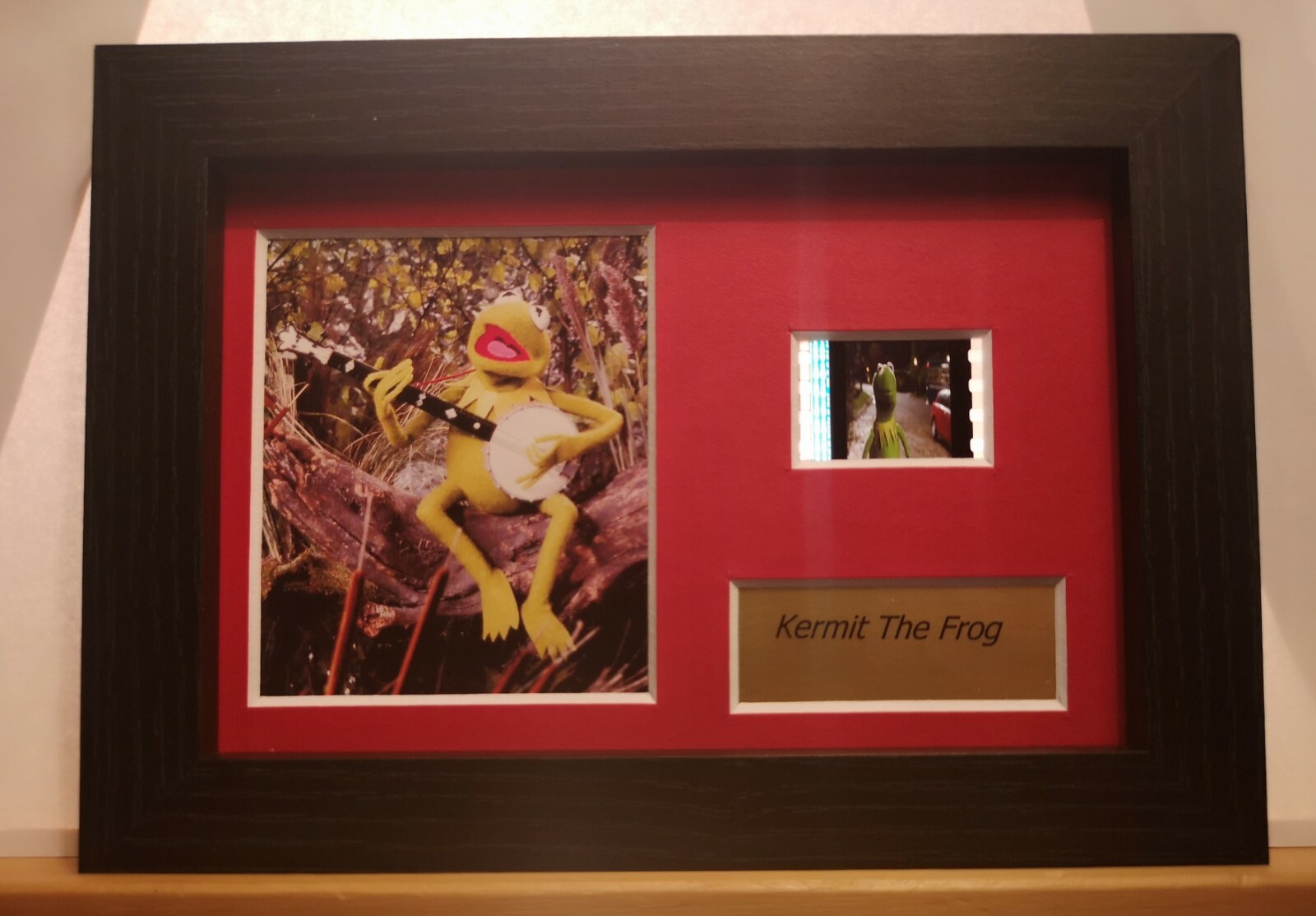 Kermit The Frog 6" x 4" Genuine 35mm Film Cell Display Framed/Unframed ...