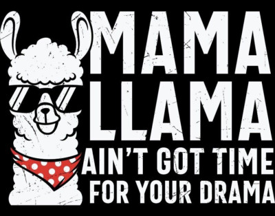 Mama Llama Drama Sticker Decal | eBay