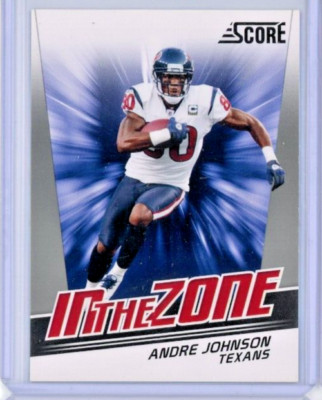 2011 Score In the Zone Insert #1 Andre Johnson - Houston Texans - MINT ...